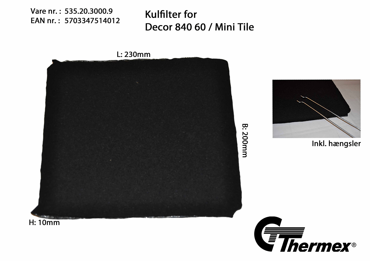 Kulfilter for Vertical 840 55 cm / Mini Tile